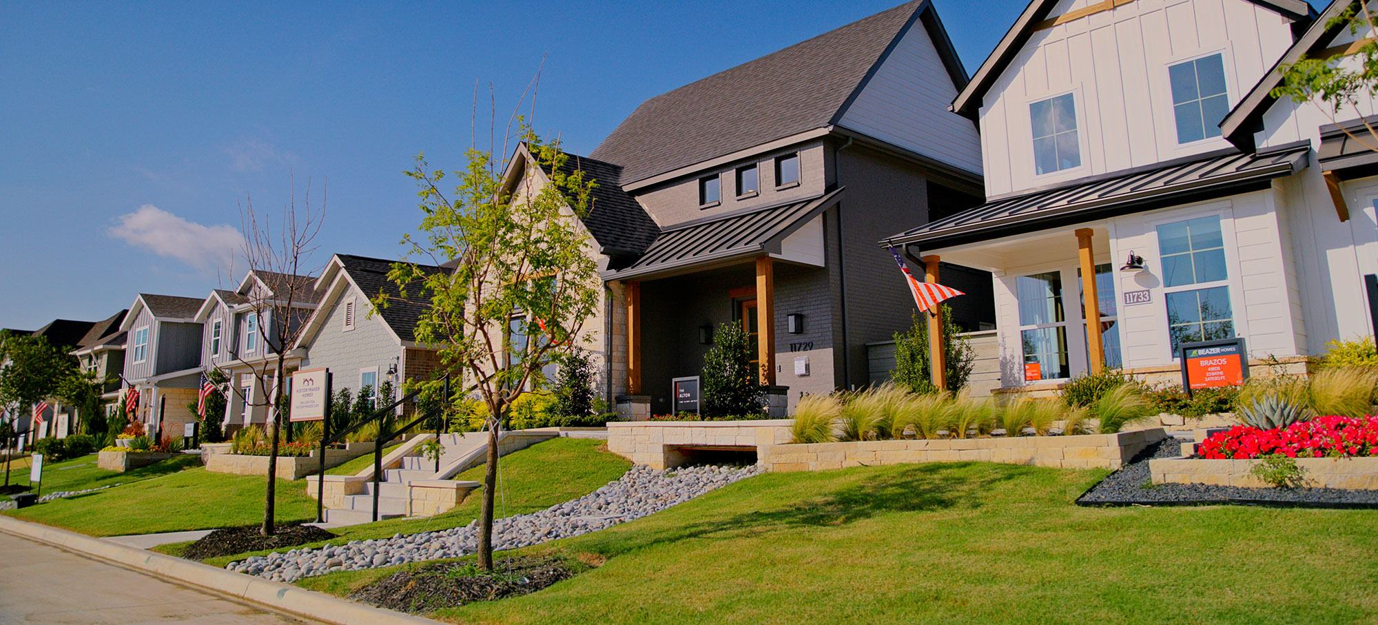 Treeline is a new home community in Justin, Texas